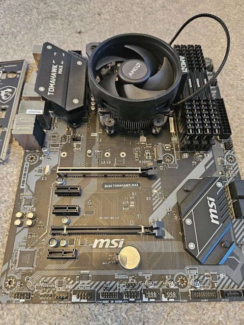 MOTHERBOARD/CPU/RAM BUNDLE - MSI B450 Tomahawk MAX Ryzen5 2600 32gb ...