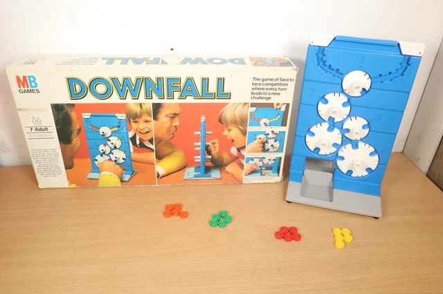 VINTAGE MB GAMES Downfall 1970s Long Box Board Game Complete £18.95 ...