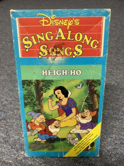 DISNEYS SING ALONG Songs - Snow White: Heigh-Ho (VHS, 1994) £3.80 ...