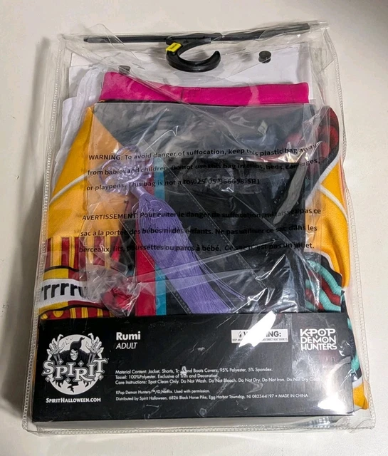 RUMI COSTUME KPOP Demon Hunters Spirit Halloween Movie Cosplay - Adult ...