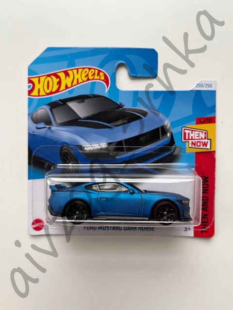 [EXTREMELY RARE] HOT Wheels 2024 Ford Mustang Dark Horse Free Boxed ...
