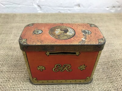 1930S EDWARD VIII CORONATION WESTMINSTER ABBEY TREASURE CHEST MONEY OXO ...