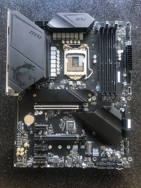 MSI MPG Z490 Gaming Plus LGA 1200 ATX Intel Z490 Motherboard. Bent pins ...