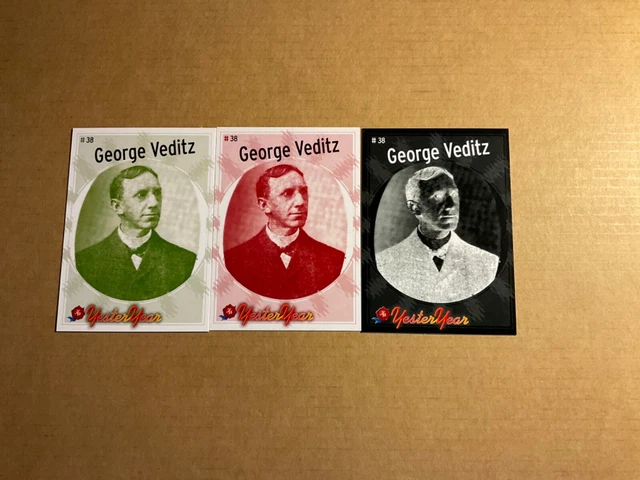 AUTÓGRAFOS HISTÓRICOS 2024 George Veditz de antaño 3 variaciones ...