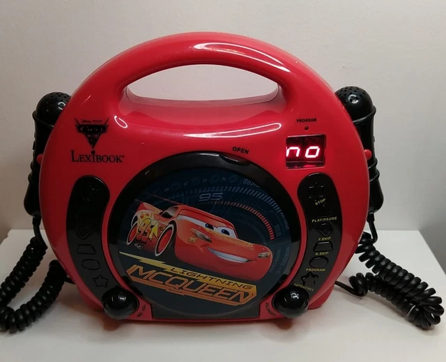 LEXIBOOK - DISNEY Cars Lightning Mcqueen Disney Pixar Cd Player 2 ...