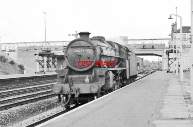 PHOTO LMS Black Five Loco 45277 At Newbury Railway Station Dpl Aug 1964 ...