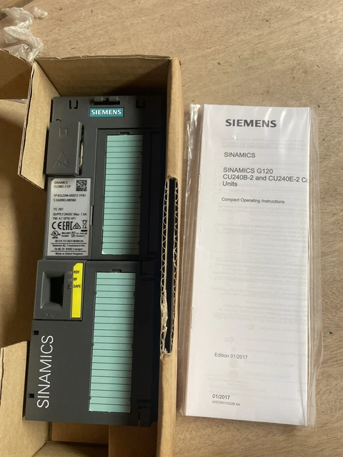 SIEMENS SINAMICS CONTROL unit CU240E-2 DP ¦ Brand New Boxed £182.71 ...