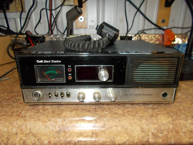 COLT BLACK SHADOW 40 Channel. Am, Cb Base Station Radio. $120.00 - PicClick