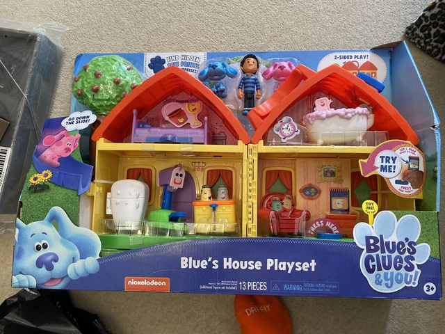 BLUE'S CLUES & You! Blue's House Playset & Figures Set 13 Pieces New ...