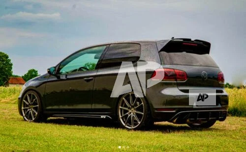 VW GOLF MK6 GTD GTI R20 Oettinger Style Gloss Black Boot Spoiler 08-13 ...