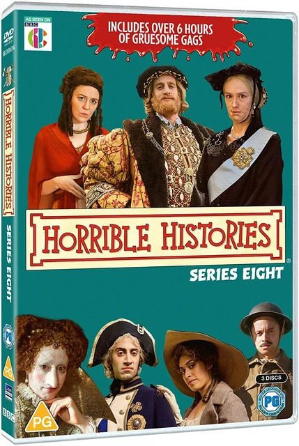 HORRIBLE HISTORIES COMPLETE SEASON 8 DVD SET 3 Discs Region 4 New & Sealed $24.95 - PicClick AU
