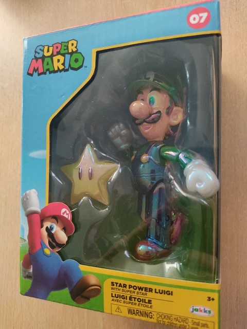 ACTION FIGURE SUPER Mario n.7 Star Power Luigi Jakks EUR 40,00 ...