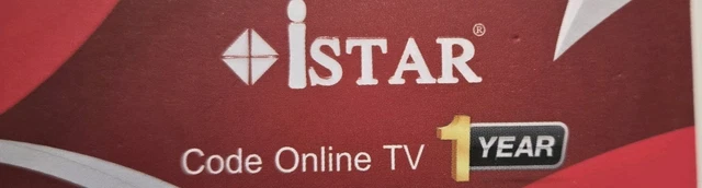ISTAR RENEWAL CODE for full 12 months, اشتراك سنوي لمدة 12 شهر لجهاز ايستار £71.41 - PicClick UK