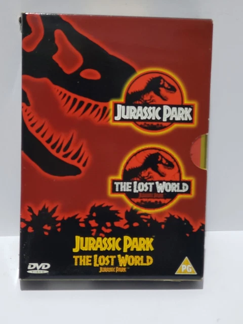 JURASSIC PARK & The Lost World DVD Box Set Dinosaurs Spielberg Action £ ...