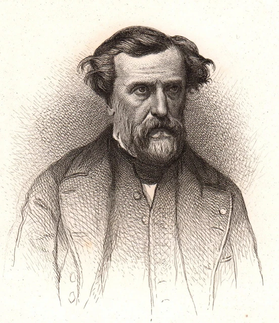 19TH PORTRAIT AMBROSE Thomas Composer Music Opera Metz £18.11 - PicClick UK