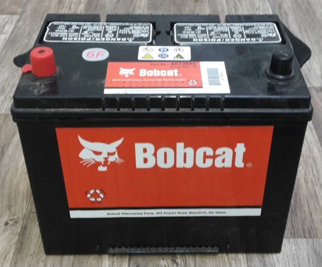 BOBCAT BATTERIE BATTERY # 6673865 Akkumulator Bagger Kompaktlader ...