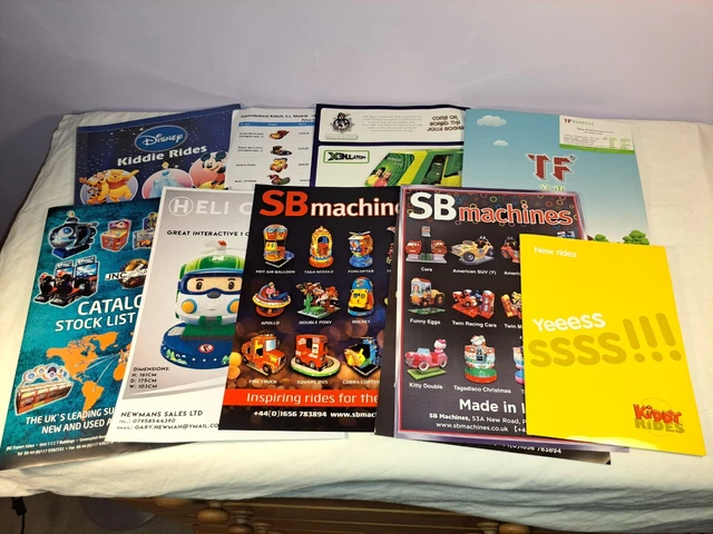 COIN OPERATED KIDDIE Ride Leaflets - Jolly Roger, Merkur, SB Machines ...