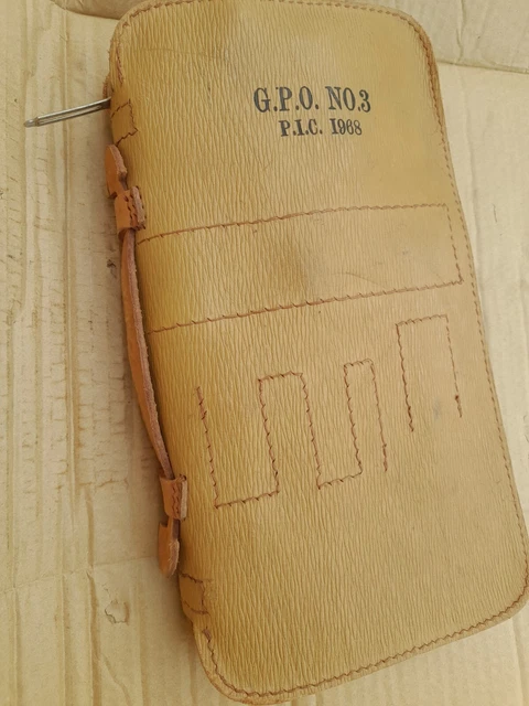 VINTAGE GPO No 3 Leather Tool Case With Tools As Shown VERY GOOD ...