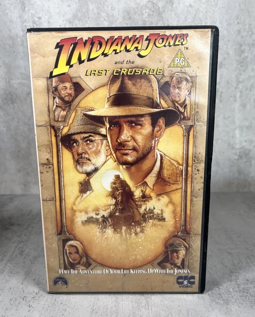 INDIANA JONES AND The Last Crusade Video CIC Big Box PAL VHS £6.95 ...