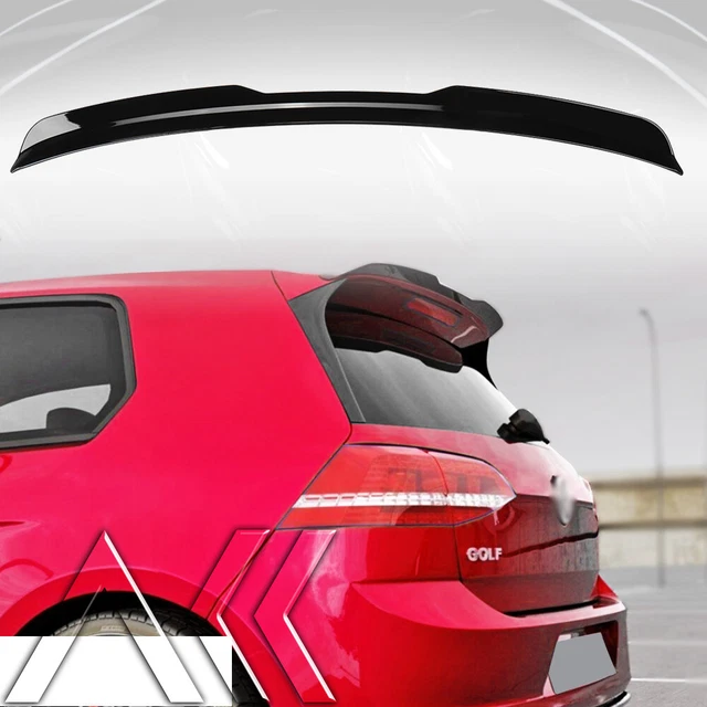 FOR GOLF 7 Mk7.5 Vii Gti R-Line Gtd Rear Roof Spoiler Wing Glossy Black ...