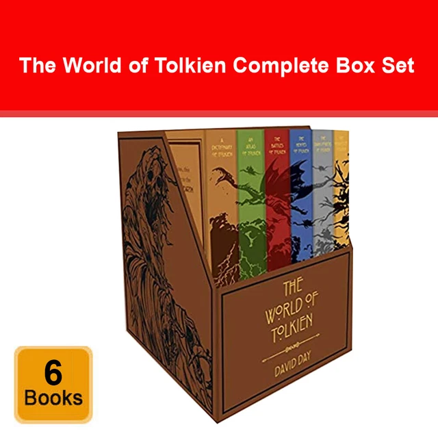THE WORLD OF Tolkien Complete 6 Books Collection Box Set by David Day £ ...