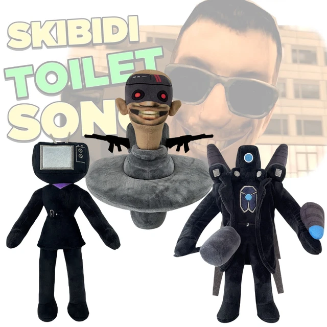 SKIBIDI TOILET PLUSH Unique And Colorful Stuffed Character 30cm Height ...