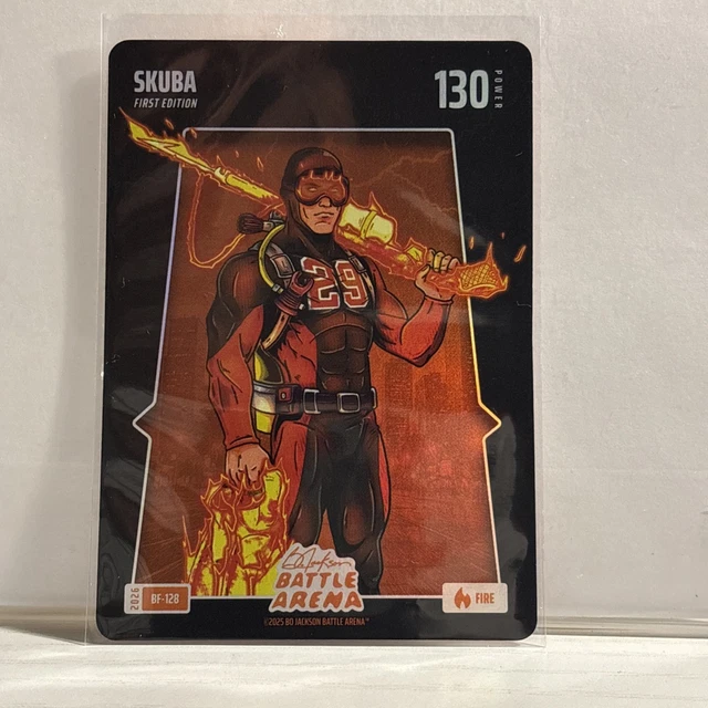 TARIK SKUBAL SKUBA 2026 Bo Jackson Arena #8 Fire Battle Foil £6.28 ...
