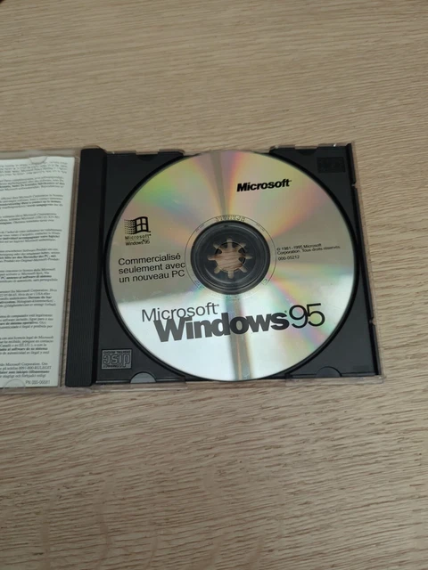 CD D’INSTALLATION WINDOWS 95 Avec Clé Et Certificat D'authenticité EUR ...