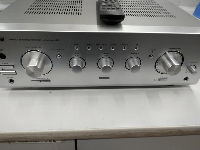 AMPLIFICATEUR STÉRÉO INTÉGRÉ TEAC A-R630MKII - Ampli composant 60 W ...