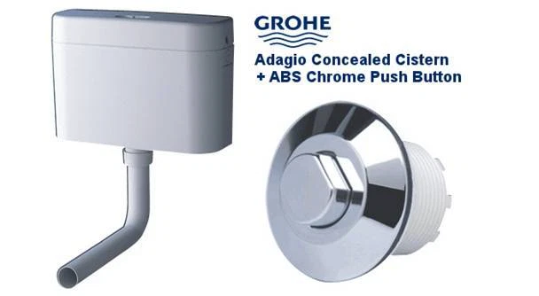 GROHE ADAGIO CACHÉ Citerne Côté Arrivée 37762 Sho 38488 Air Bouton ...