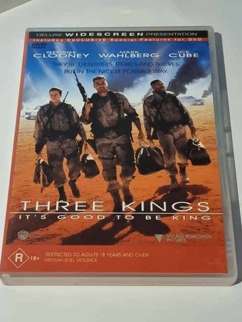THREE KINGS (DVD, 1999) George Clooney Like New Condition. R4 Free ...