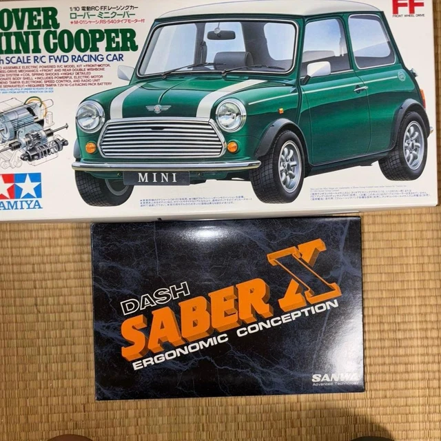 TAMIYA RC CAR Rover Mini Cooper 1/10 & Propo Sanwa Dash Saber £175.58 ...