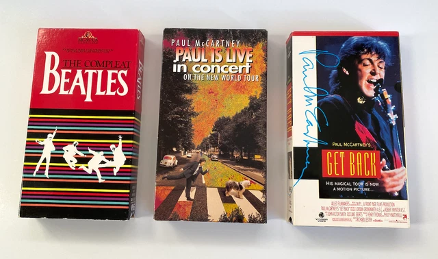 THE BEATLES & Paul McCartney Live/Documentary VHS Tapes £8.05 - PicClick UK