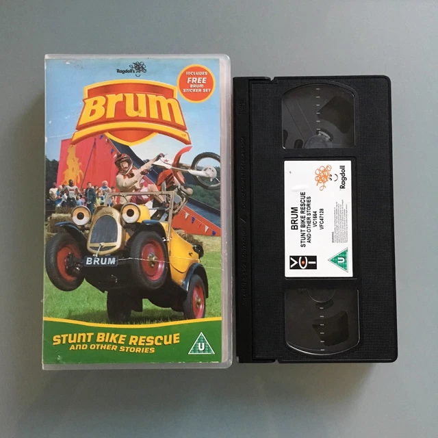 BRUM - VHS Video - Stunt Bike Rescue - Childrens Kids £2.95 - PicClick UK