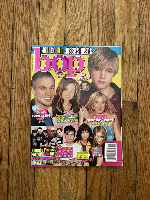 BOP MAGAZINE APRIL 2005 Avril Ashlee Simpson Newstand $24.00 - PicClick