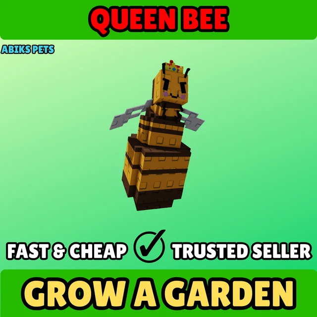 GROW A GARDEN Queen Bee, Queen Bee £5.33 - PicClick UK