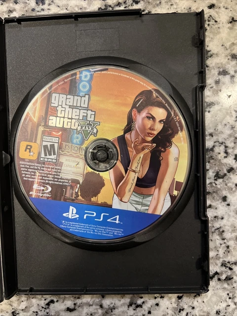 GRAND THEFT AUTO V GTA 5 Sony PlayStation 4 PS4 disque uniquement EUR 16,72 - PicClick FR
