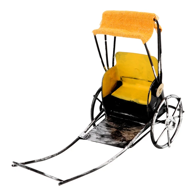 BIBELOT DE COULEUR Jaune Ornement Vélo Modèle Pousse-pousse EUR 8,29 ...