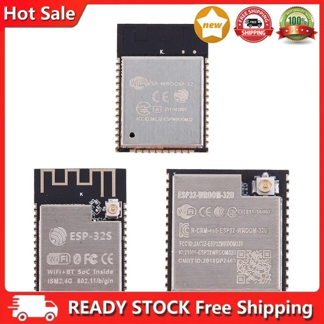 Esp Wroom 32 Wi Fi Bt Ble Mcu Module Hall Sensor For Smart Electronics