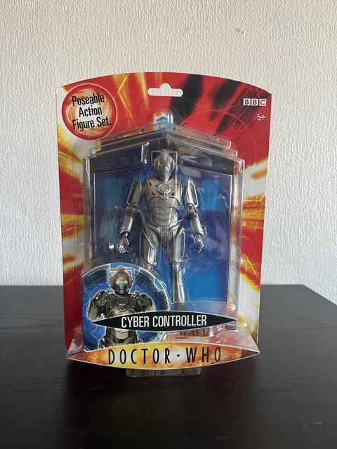 DOCTOR WHO CYBER Controller Blue Eye Version Cyberman 5” Figure £16.13 ...
