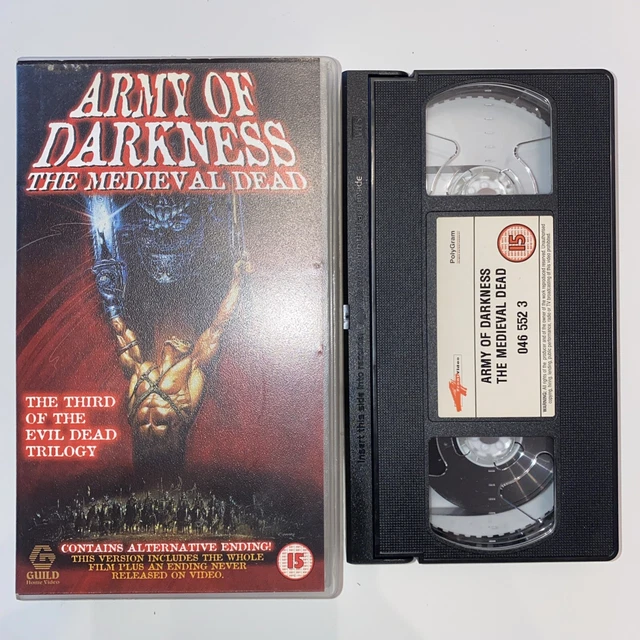 ARMY OF DARKNESS - The Medieval Dead Vhs Video Evil Dead £7.95 ...