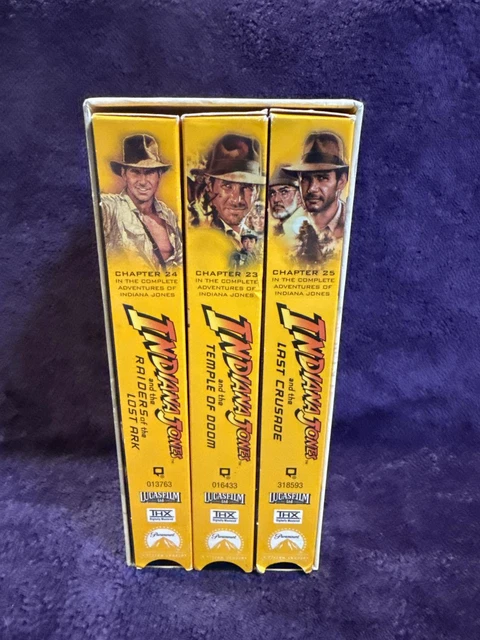 THE ADVENTURES OF Indiana Jones VHS Box Set £27.85 - PicClick UK