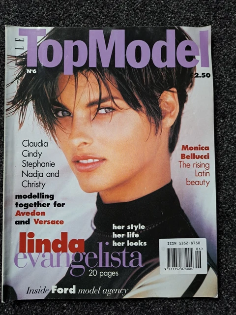 LINDA EVANGELISTA CLAUDIA SCHIFFER Monica Bellucci CINDY CRAWFORD Elle ...