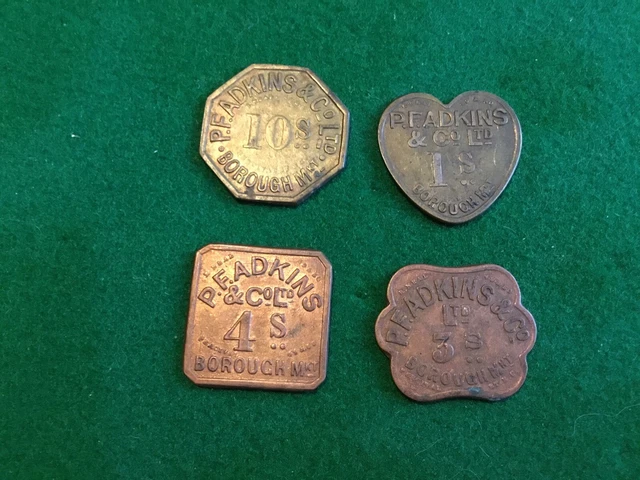 4. EARLY LONDON Tokens. P F Adkins Co. Borough Market. £19.99 - PicClick UK