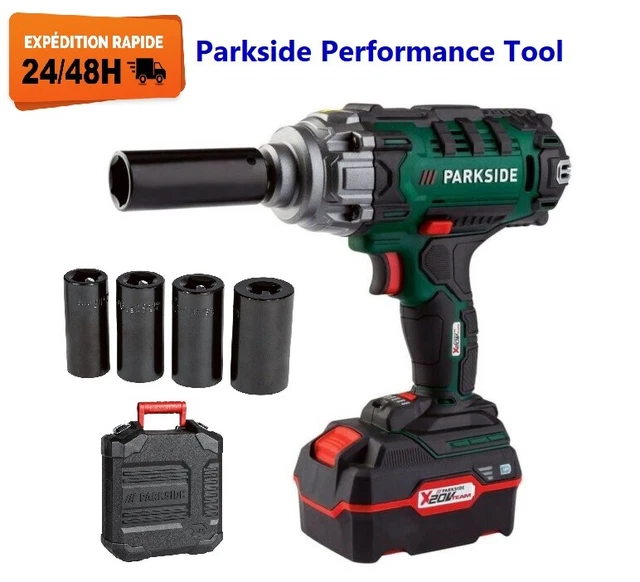 PARKSIDE® BOULONNEUSE/VISSEUSE À choc sans fil PASSK 20-Li A1, 20 V ...