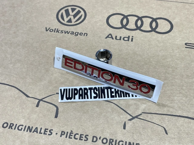 VW GOLF MK5 GTI Edition 30 Rear Boot Badge Emblem Logo Tailgate Genuine ...