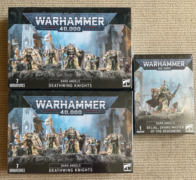 DARK ANGELS - Deathwing Knights x2 Boxes plus Belial - GW 40K (New ...