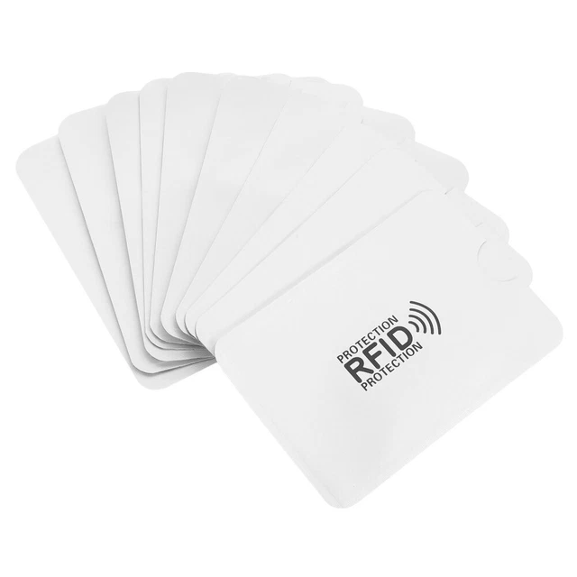 10 PCS BLOCKING Second Generation ID Card Protector Social Security £5. ...