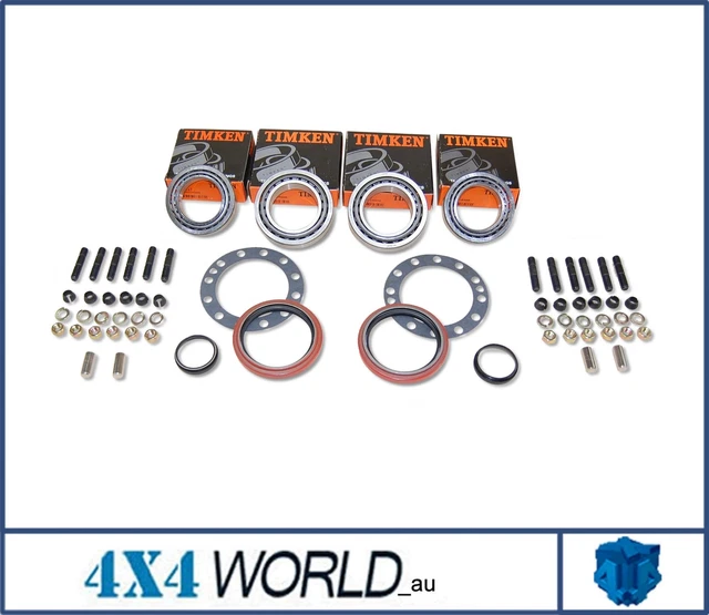 FOR TOYOTA LANDCRUISER FZJ80 FJ80 Series Wheel Bearing/ Hub Stud Kits 2 ...