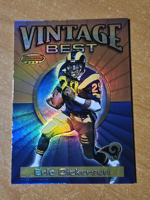 2001 BOWMAN'S BEST Vintage Best Eric Dickerson Card #VB ED EUR 5,53 ...